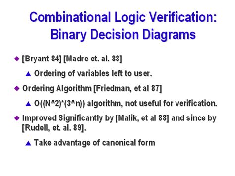 combinational logic verification
