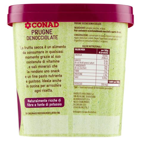 Prugne Denocciolate 500 G Conad In Vendita Online Conad