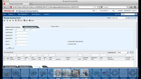 jd edwards enterpriseone 9 1 ui features demo youtube