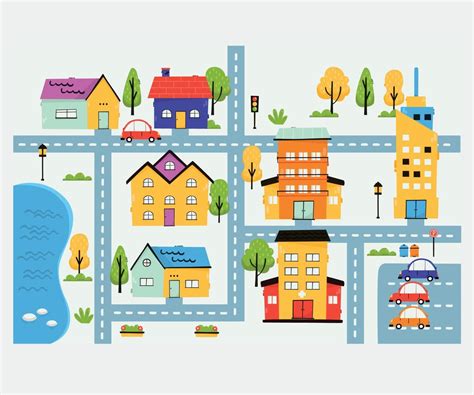 ilustración de mapa dibujado a mano 18746503 Vector en Vecteezy