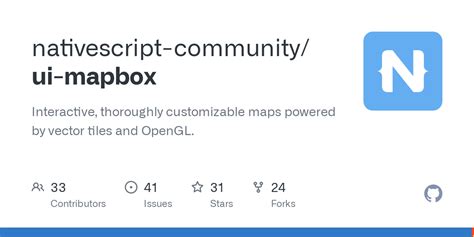 github nativescript community ui mapbox interactive thoroughly customizable maps powered by