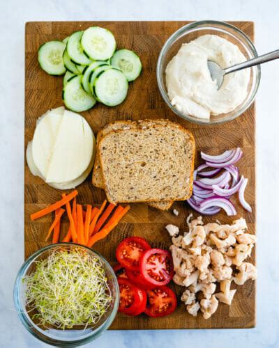 Ultimate Hummus Sandwich Fast Easy A Couple Cooks