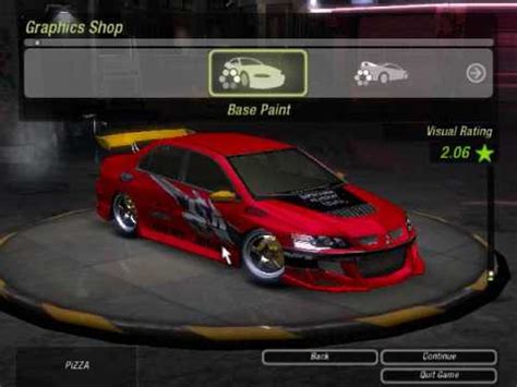Underground 2 How To Make Evo Lancer Tokyo Drift Sean Car YouTube