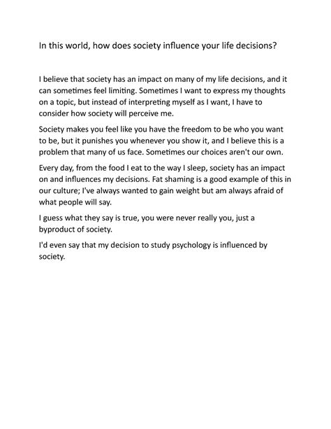 Qnl Module Essay Power In This World How Does Society