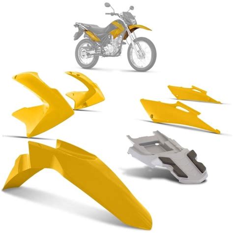 Kit Carenagem 4 Peças Honda Nxr Bros 150 2009 2010 2011 Pro Tork no