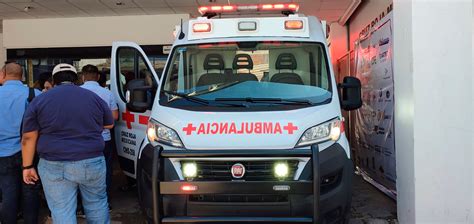 Entra en operación nueva ambulancia de Cruz Roja Delegación Chiapas
