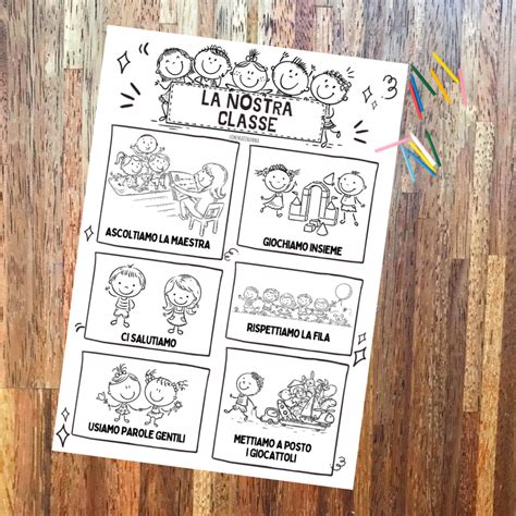 Il Poster Gigante Delle Regole Di Classe Tutto Da Colorare Soloscuola