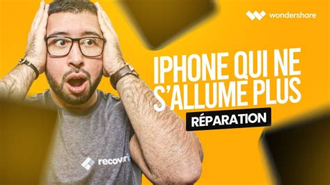 Comment réparer un iPhone qui ne sallume plus en 2022 Tuto YouTube