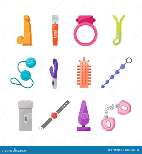 Cartoon Sex Toys Set Vector Stock Vector Illustration Of Equipment Background 87983165