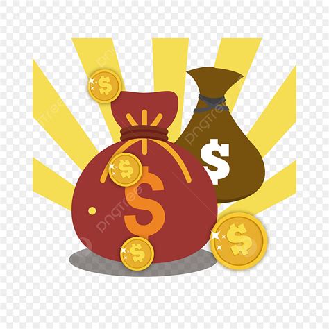 Money Gold Coin Vector Png Images Financial Gold Coin Money Bag