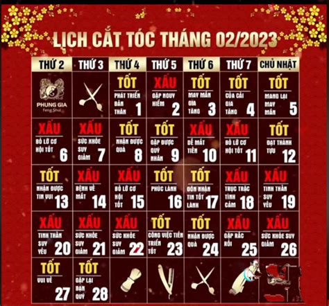 Top 35 lịch cắt tóc tháng 6 2023