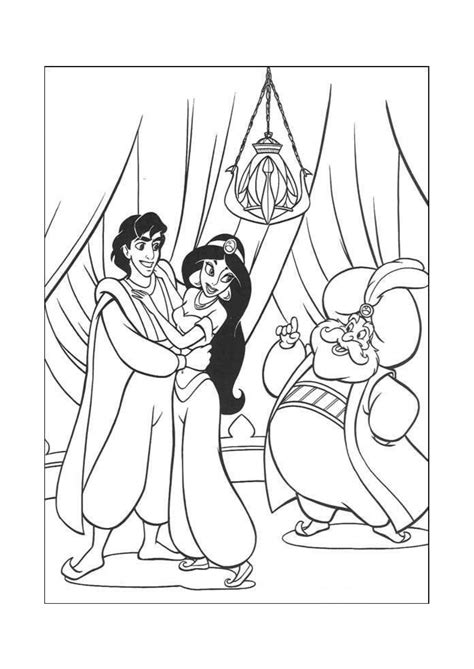 Coloriages Aladdin à imprimer