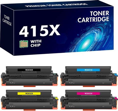 Mit Chip 415A 415X Tonerkartusche Kompatibel für HP 415A 415X W2030A