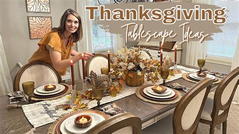 Beautiful Thanksgiving Tablescape Ideas Simple Thanksgiving Dinner