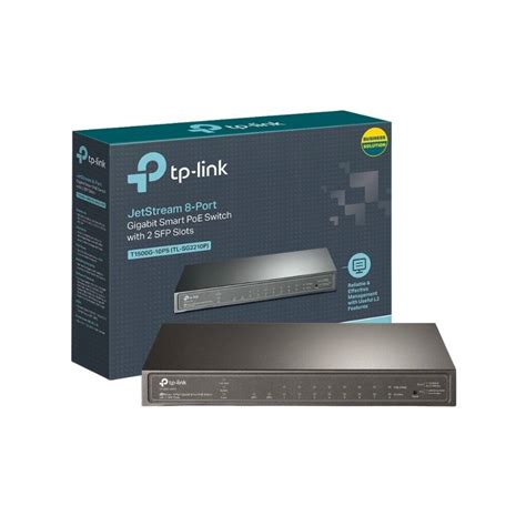 Switch TP LINK T1500G 10PS TL SG2210P 8 Puertos Gigabit PoE Af 2