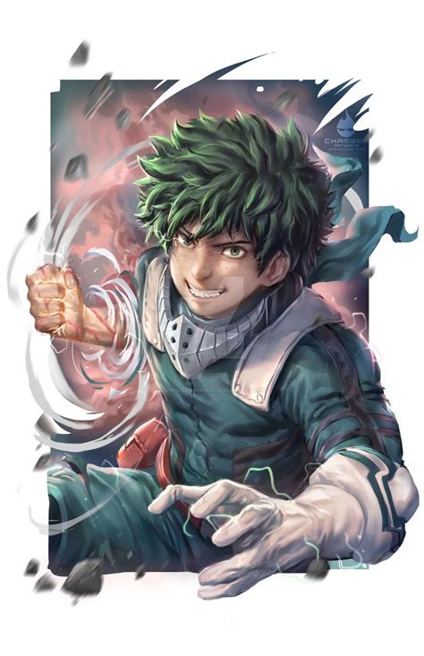 Deku Fanart By Christianamiel21 On DeviantArt Hero Fan Art Hero