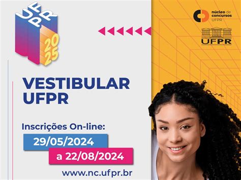 Inscrição para o Vestibular 2025 da UFPR termina no dia 22