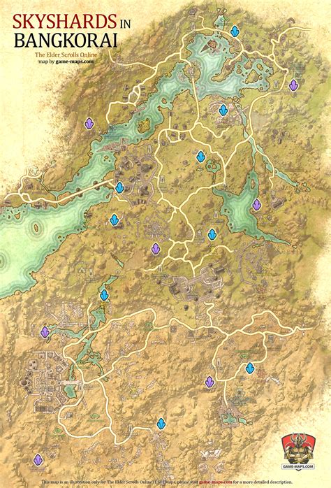 Bangkorai Skyshards Location Map Eso Game Maps The Best Porn