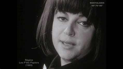 Régine Les P tits Papiers 1965 YouTube