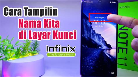 Cara Membuat Nama Di Layar Kunci Hp Infinix Note 11 YouTube