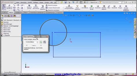 Solidworks Deutsch Tutorial Grundlagen Beginner Tutorial Skizze