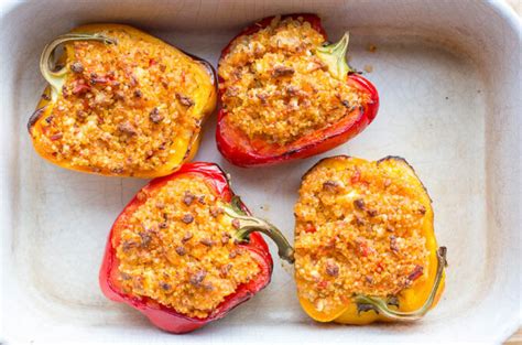 Poivrons Farcis Au Quinoa Au Thermomix Yummix