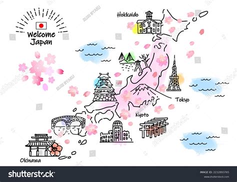 Archipelago Drawing Illustration Over Royalty Free Licensable