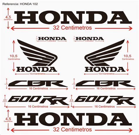 PEGAMAX 33 Adhesivos Para Motos ADHESIVOS HONDA CBR 600RR Referencia