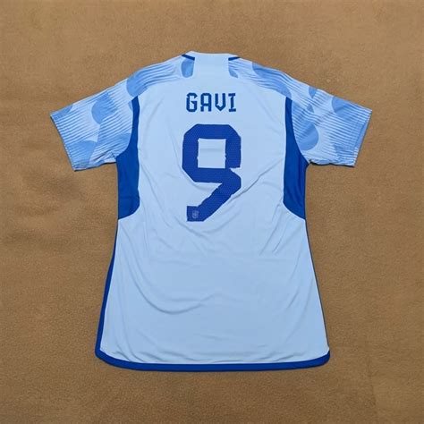 Espanha Away 2022 9 Gavi Adidas Originaisdofut