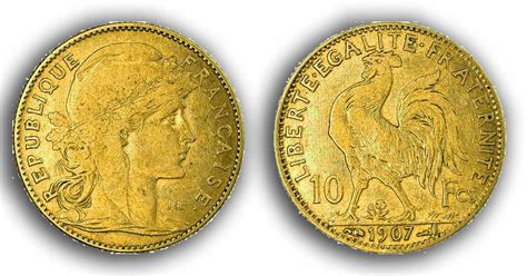 La Pi Ce D Or De Francs Or Coq Marianne Napol On Vaor