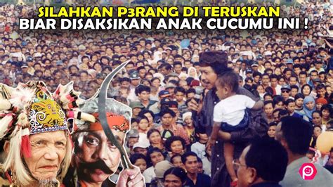 KEHEBATAN CAK NUN DAMAIKAN KONFLIK SUKU DAYAK VS MADURA YouTube