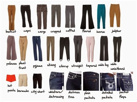 Total 36 Imagen Tipos De Pantalones Mujer Viaterra Mx