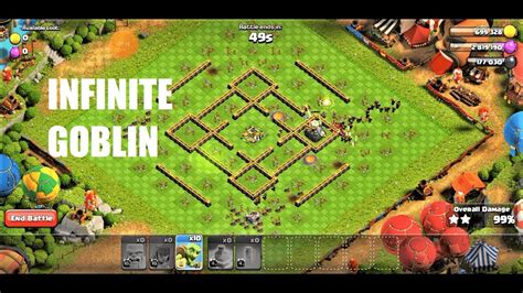 Easily 3 Star The Infinite Goblin Challenge Clash Of Clans YouTube