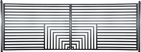 ALEKO Dual Swing Driveway Gate 16 X 6 Feet Anti Rust Galvanized