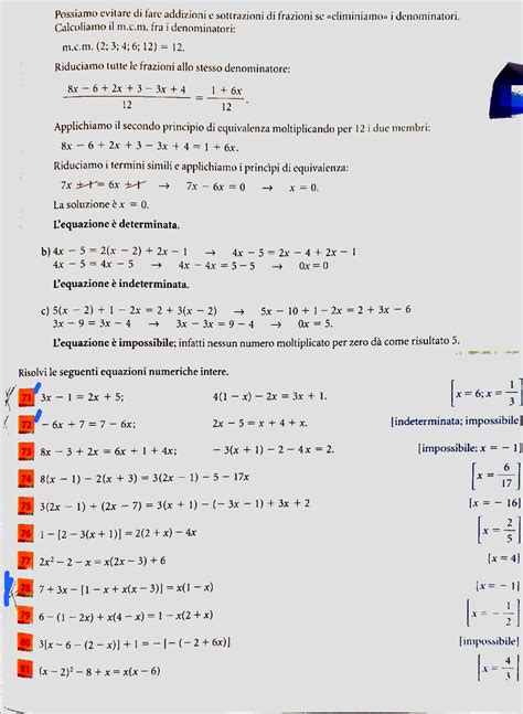 IA MATEMATICA Equazioni Di Primo Grado E Frazionarie Lezione 6 Tipi