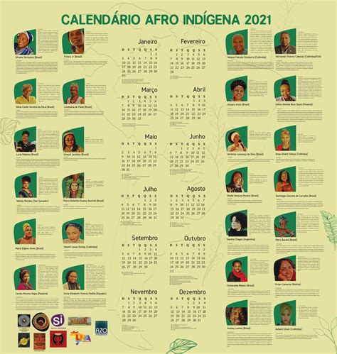 Calendario Adro indígena 2021 Matamba LBTIQ