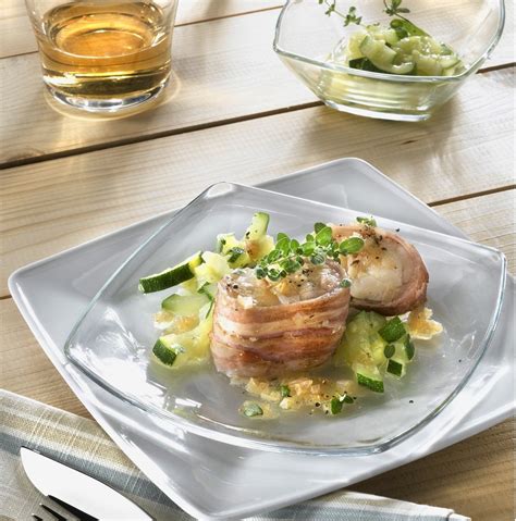 Médaillons de lotte au lard et au fenouil recette pas chère Marie Claire