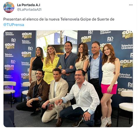 Golpe de Suerte Elenco de la nueva telenovela con Mayrín Villanueva y