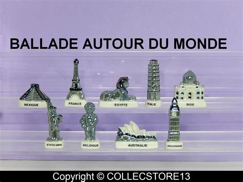 Serie Complete De Feves Ballade Autour Du Monde F Ves De
