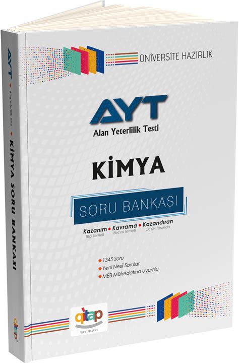 AYT KİMYA SORU BANKASI qitap Yayınları
