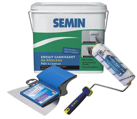 Enduit garnissant Semin pour la rénovation des supports très endommagés