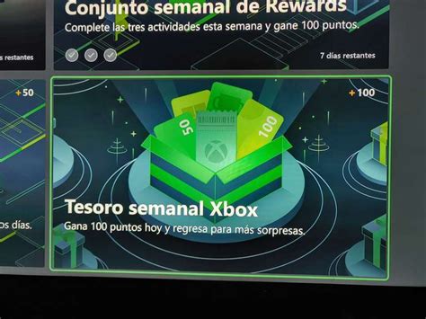 Microsoft Rewards Tesoro Semanal 100 Puntos