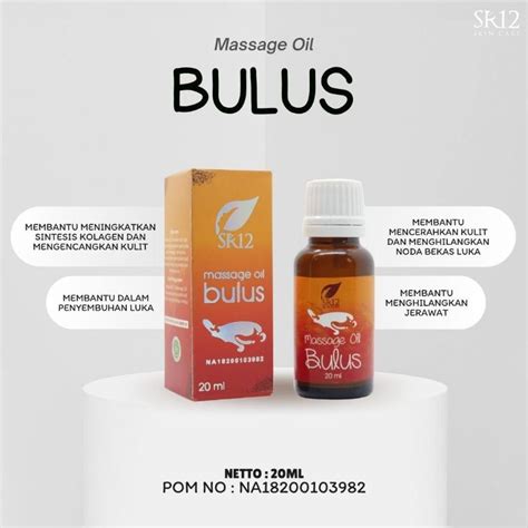 Jual MINYAK BULUS SR12 WANGI MELATI BPOM 20ML ATASI MASALAH KULIT