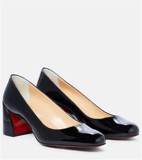 Christian Louboutin Miss Sab 55 Patent Leather Pumps In Blue Lyst