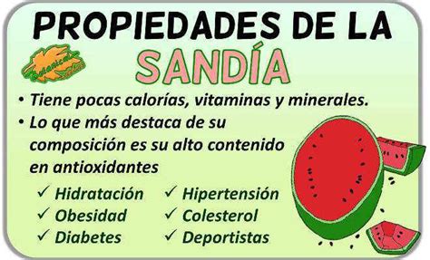 Propiedades de las sandías Botanical online