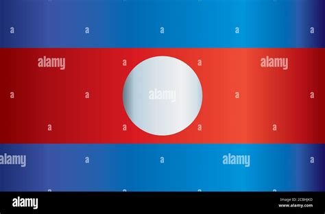 Bandera de Laos República Democrática Popular Lao Plantilla para el