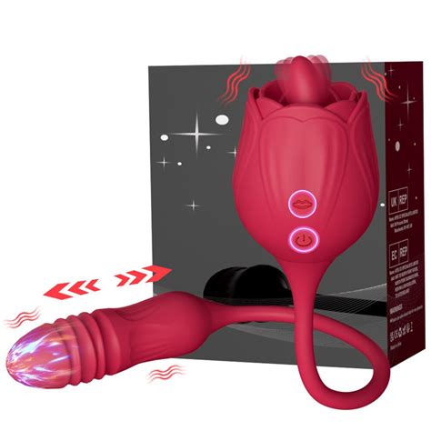 Rose zabawki Dildo wbijając wibrator dla kobiet jajko łechtaczka Sucker