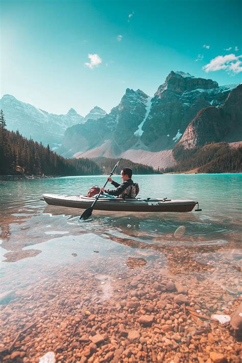 Peyto Lake Alberta Canada Travel Landscape Water Nature Mountain