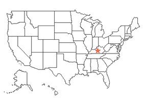 Kentucky Time Zones Map Timebie