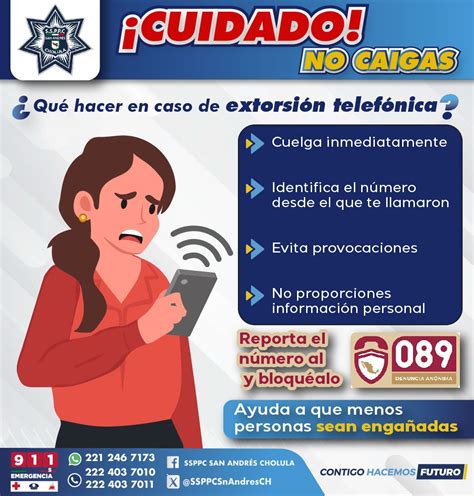 Emite Policía de San Andrés Cholula recomendaciones para prevenir